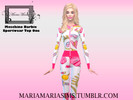 The Sims Resource - MariaMaria Moschino Barbie Sportswear Set One