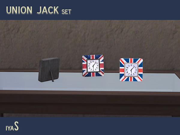 The Sims Resource | Union Jack Clock