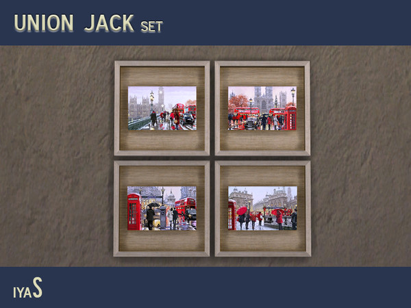 The Sims Resource | Union Jack Paintings