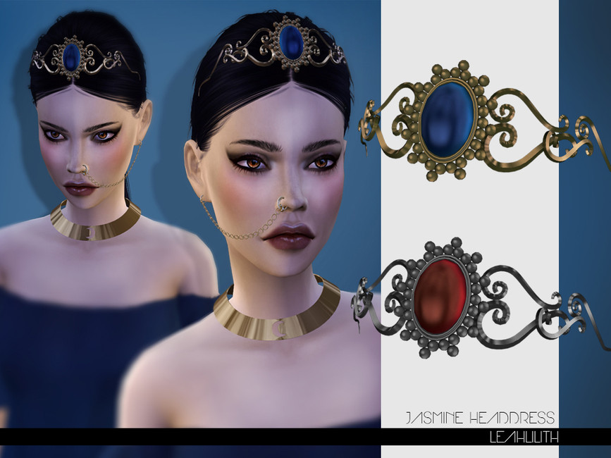 The Sims Resource - LeahLilith Jasmine Headdress