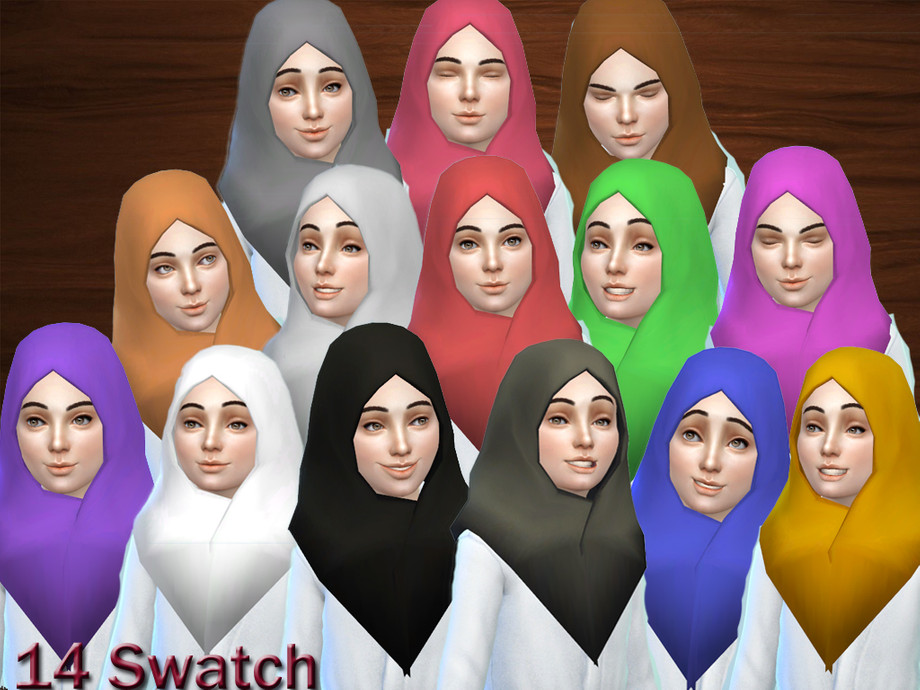 The Sims Resource | Delisha Kids Hijab