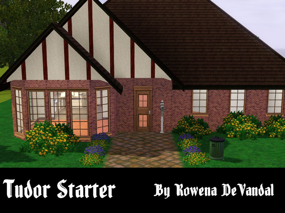 The Sims Resource | Tudor Starter, 3 bed, 1 bath