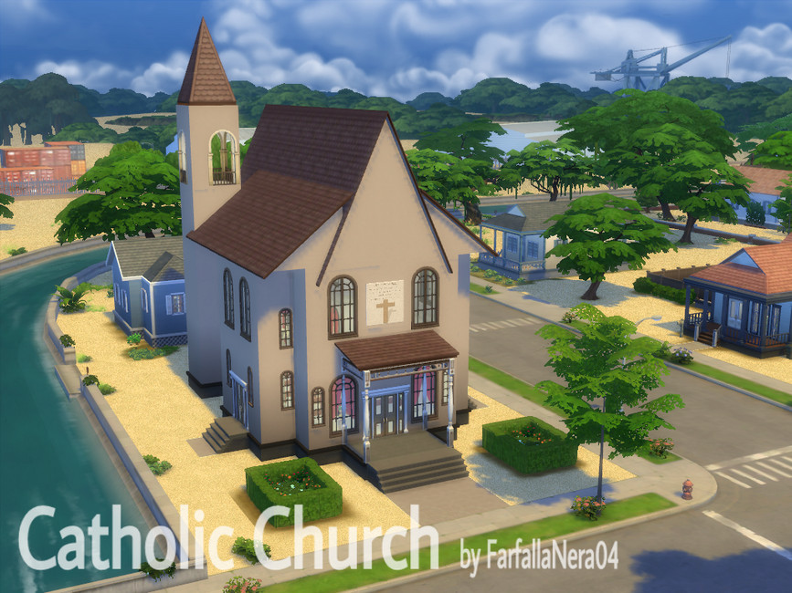 The Sims Resource - Catholic church for wedding