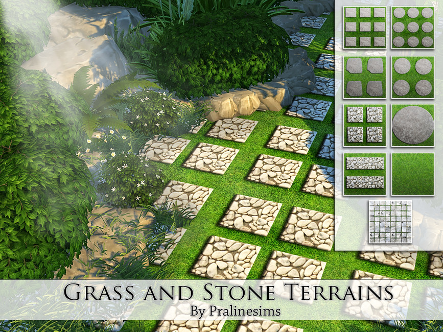 The Sims Resource - Grass and Stone Terrains