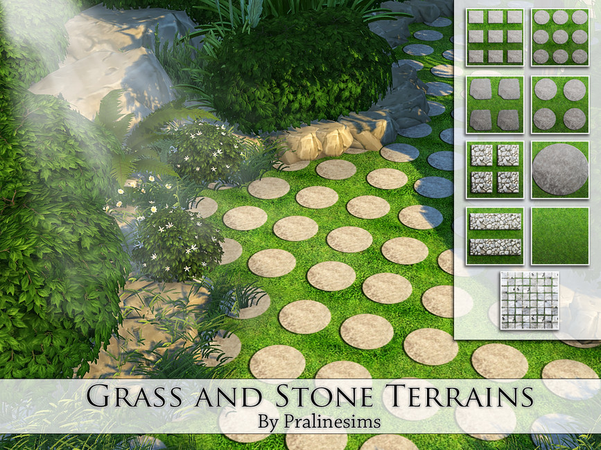 The Sims Resource - Grass and Stone Terrains
