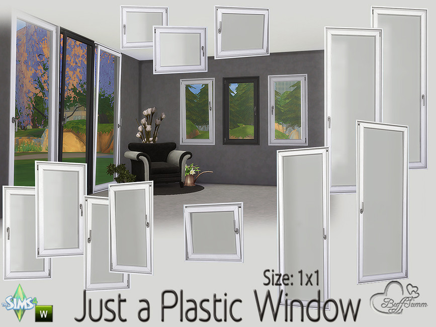 The Sims Resource - Just a Plastic Window (1x1)