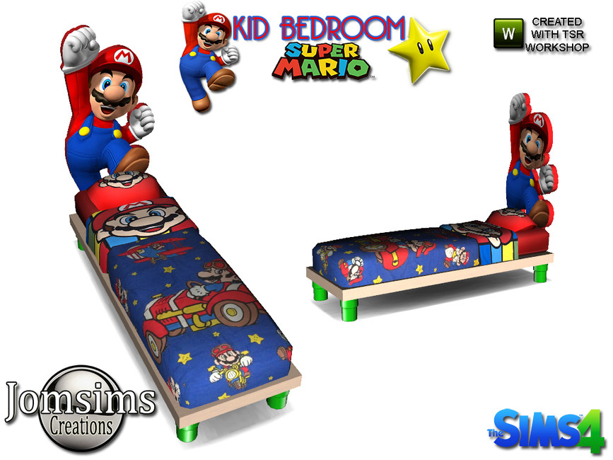 The Sims Resource - super mario kid bed