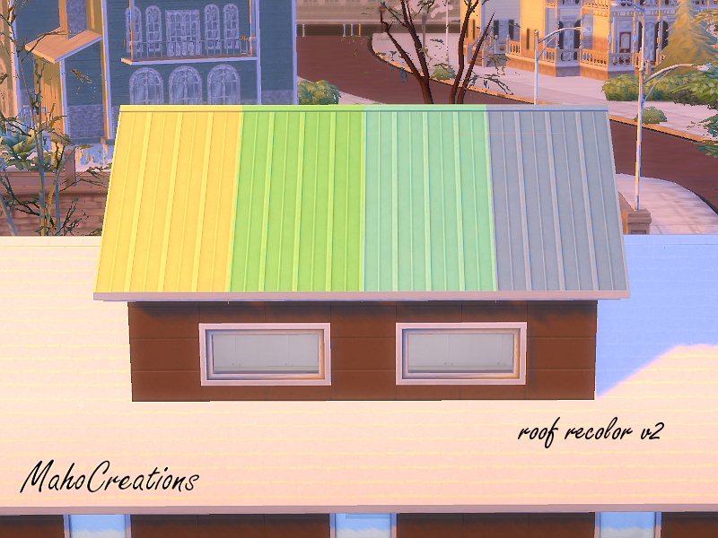 The Sims Resource | Roof Recolor v2