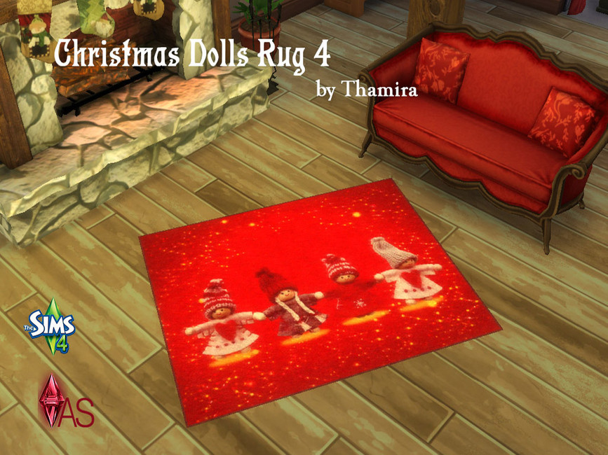The Sims Resource - Christmas Dolls Rugs 4