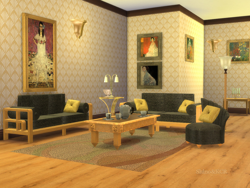 The Sims Resource - Art Deco Livingroom