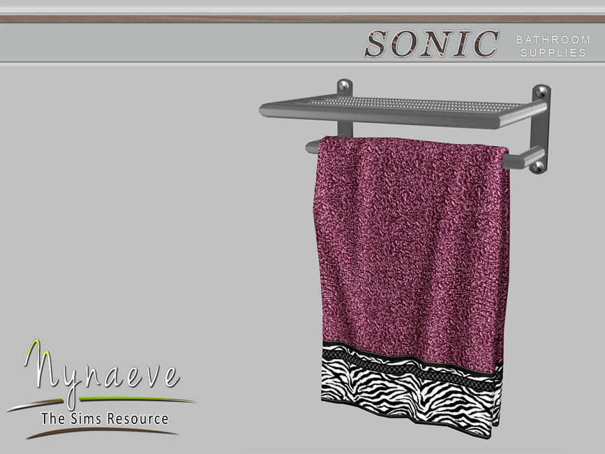 The Sims Resource - Sonic Towel Rack