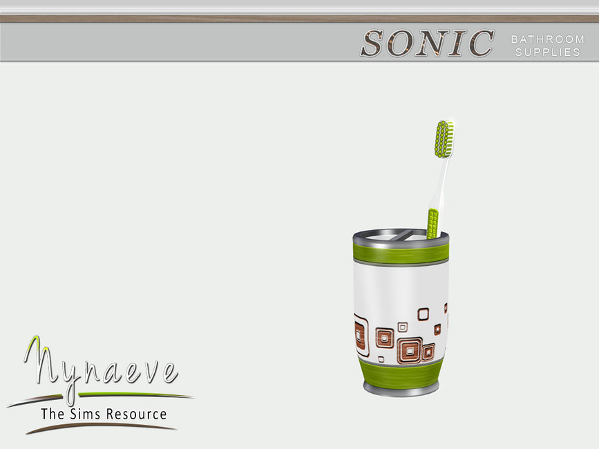 The Sims Resource - Sonic Toothbrush Holder