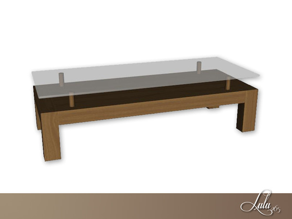 The Sims Resource | Caramel Living Coffee Table