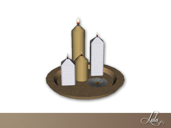 The Sims Resource | Caramel Living Table Decor Candles