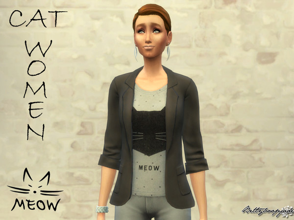 The Sims Resource | Cat women - Blazer