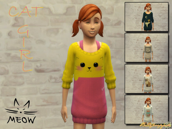 The Sims Resource | Cat girl