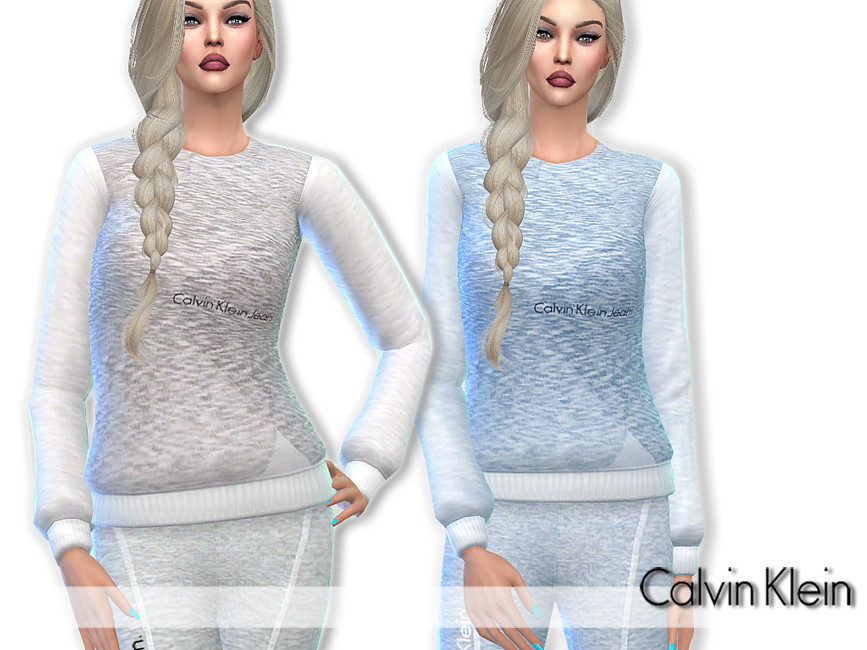 The Sims Resource - Calvin Klein Sleepwear Set