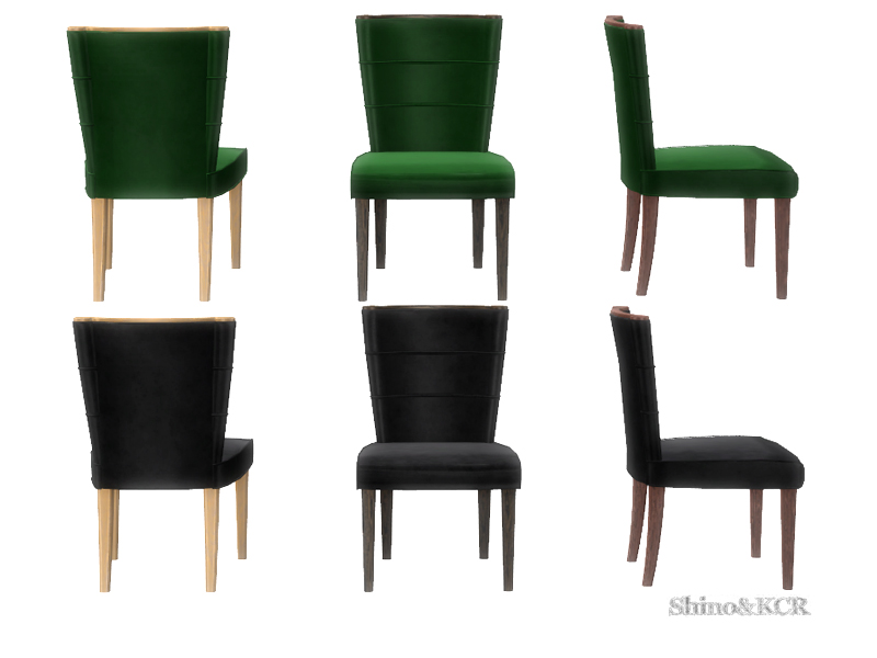 The Sims Resource - Art Deco Dining - Diningchair Recolors