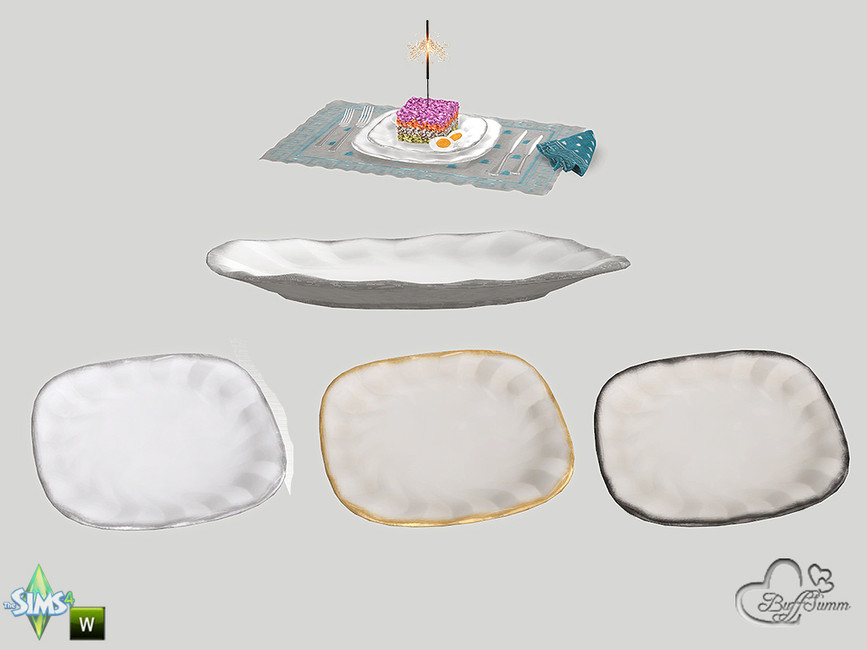 The Sims Resource - New Year Plate Large