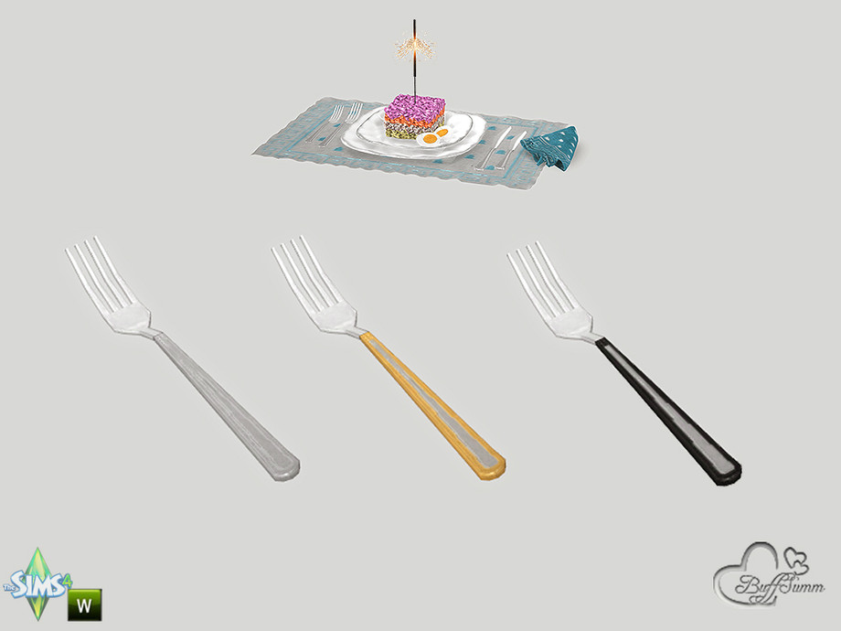 The Sims Resource | New Year Fork Large