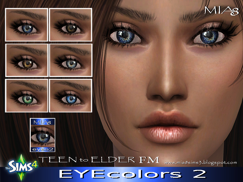 The Sims Resource | EYEcolors2 по Mia8