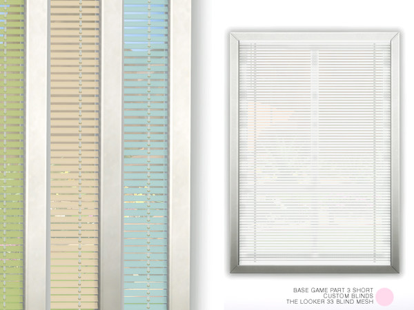 The Sims Resource | The Looker 33 Blind Mesh