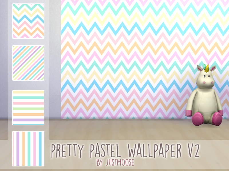 The Sims Resource - Pretty Pastel Wallpaper v2