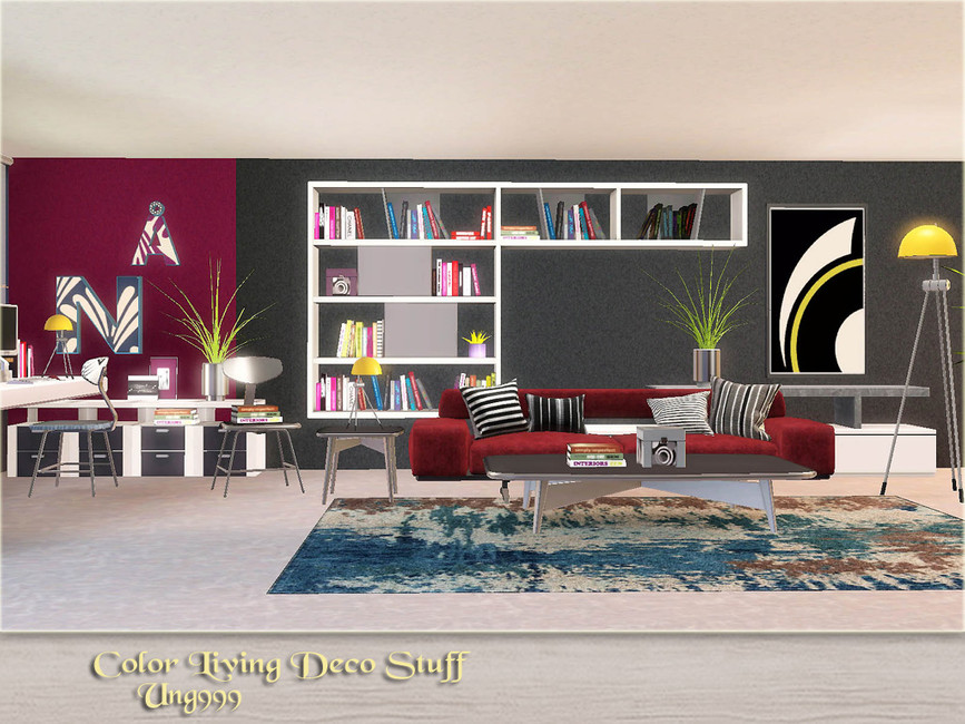 The Sims Resource - Color Living Decor Stuff