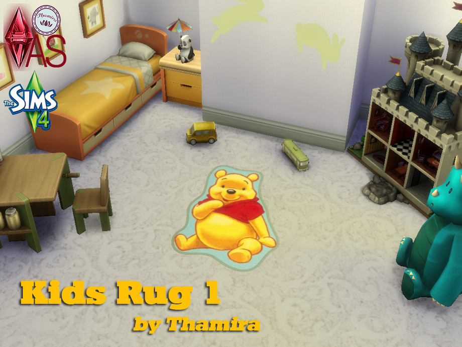 The Sims Resource | Kids Rug 1