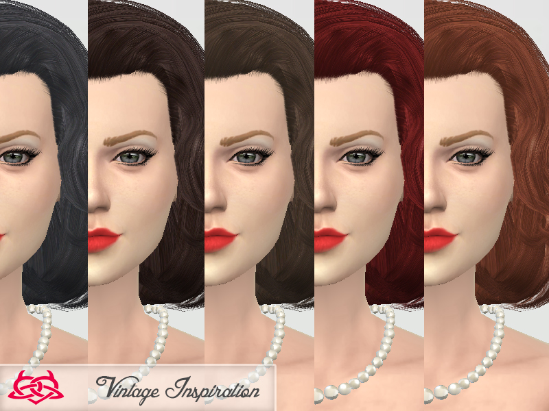 The Sims Resource | Hair Grace Kelly 01