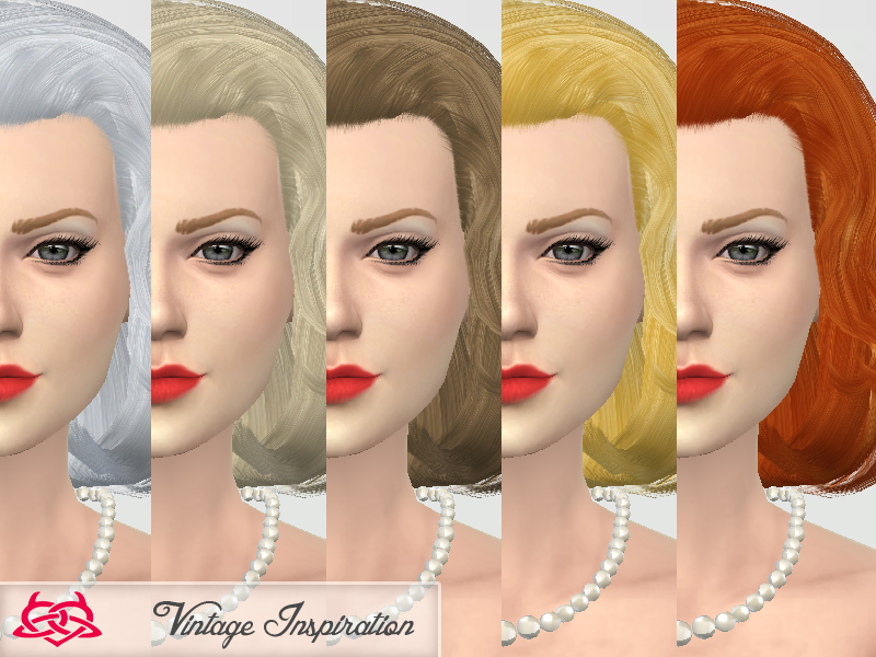 The Sims Resource | Hair Grace Kelly 01