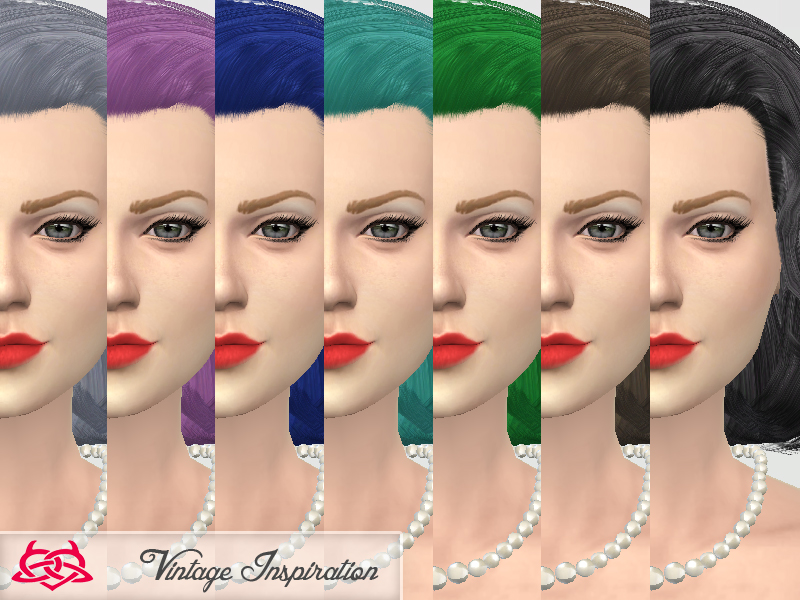 The Sims Resource | Hair Grace Kelly 01