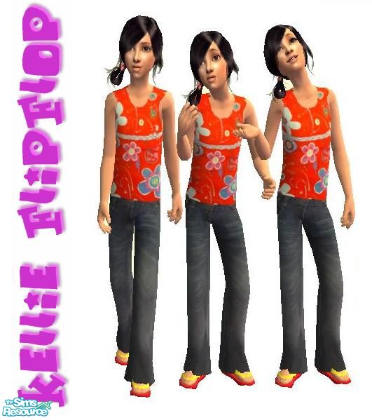 The Sims Resource | Kellie FlipFlop Collection - Individual