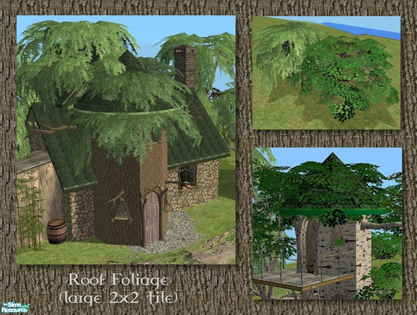 The Sims Resource - Tree Foliage (2 x 2 tile)