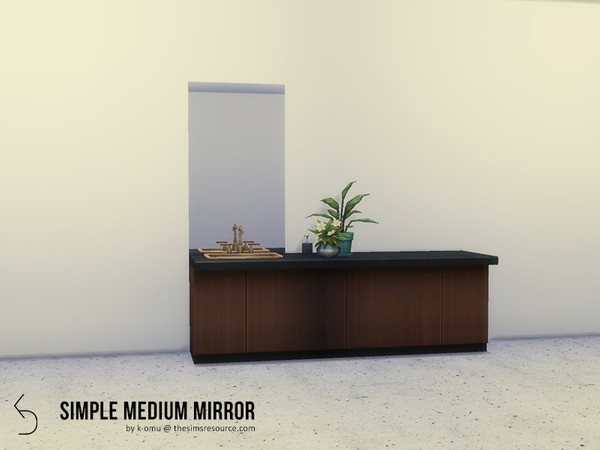 The Sims Resource | Simple Medium Mirror