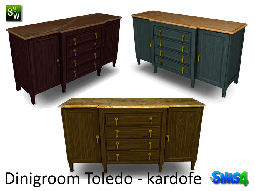 The Sims Resource - kardofe_Dinigroom Toledo_Sideboard