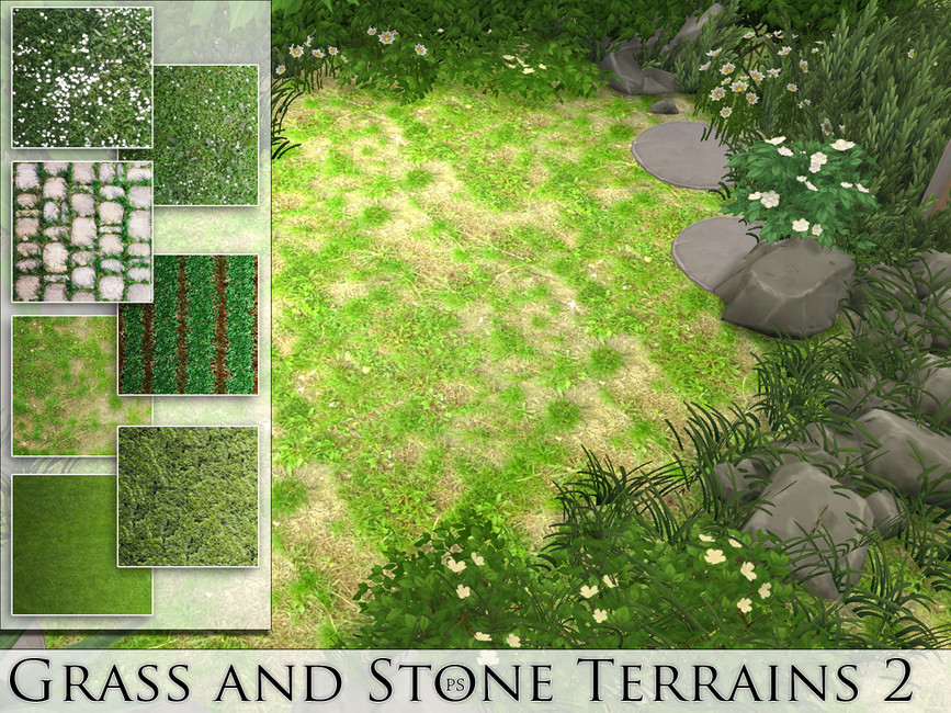 The Sims Resource - Grass and Stone Terrains 2