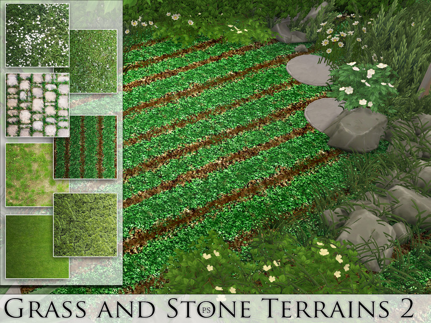The Sims Resource - Grass and Stone Terrains 2