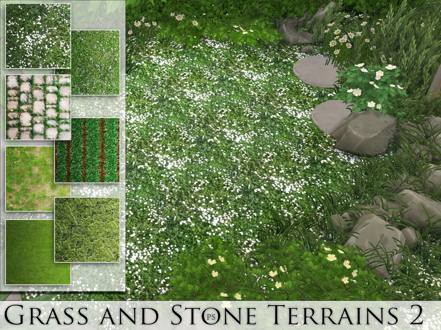 The Sims Resource - Grass and Stone Terrains 2