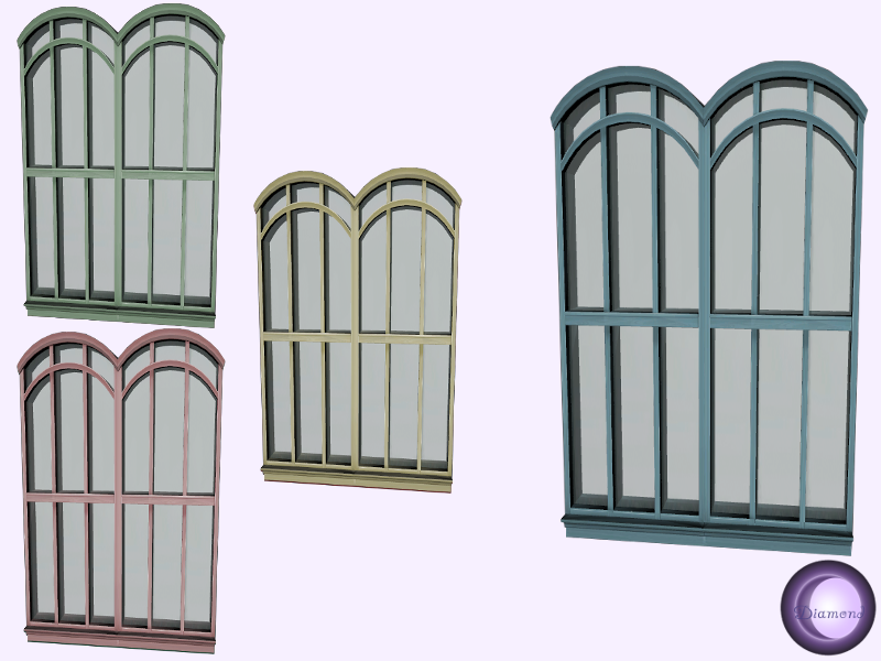 The Sims Resource | Angelic Tall Double Window Country Recolor