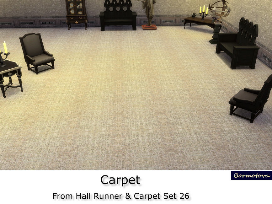 The Sims Resource - Hall Runner & Carpet Set 26