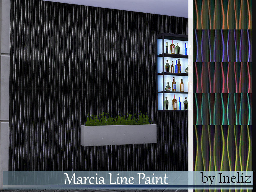 The Sims Resource - Marcia Line Paint