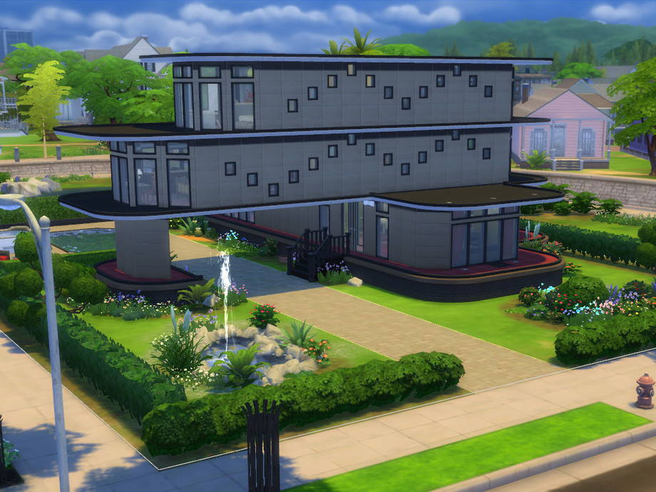 The Sims Resource | Modern Art Deco House