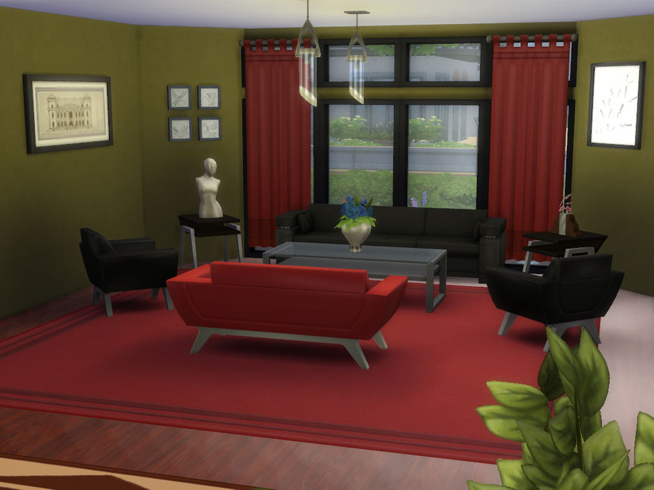 The Sims Resource | Modern Art Deco House