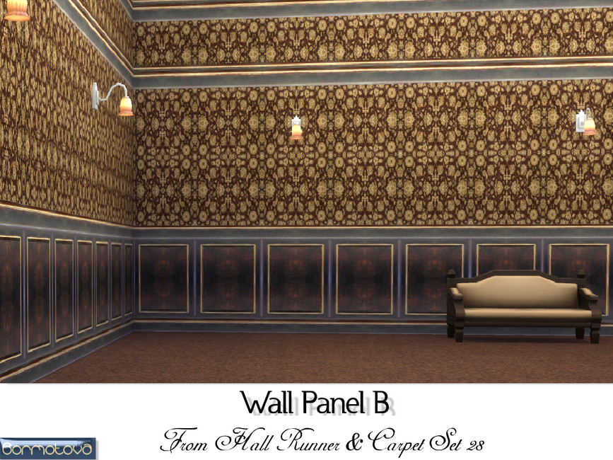 The Sims Resource - Hall Runner & Carpet Set 28 Walls