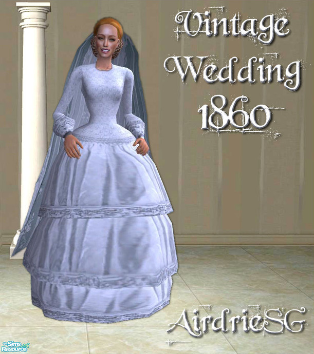 The Sims Resource | Vintage Wedding: 1860