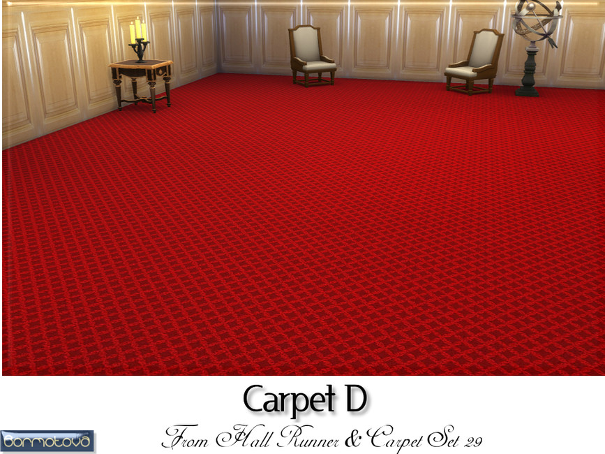 The Sims Resource - Hall Runner & Carpet Set 29