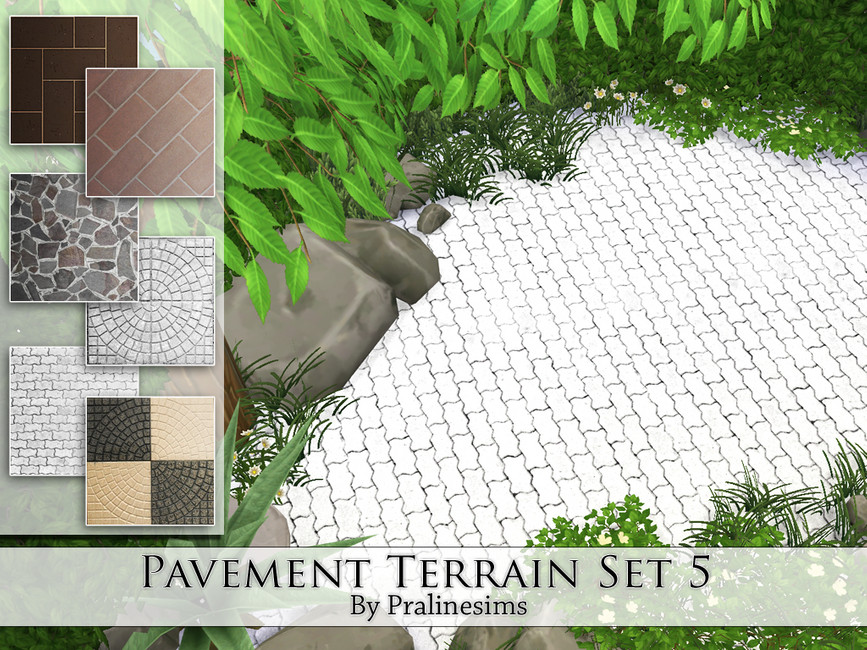 The Sims Resource - Pavement Terrain Set 5