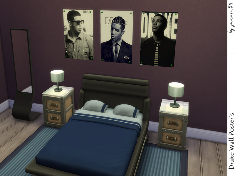 The Sims Resource | Drake Music Wall Poster's