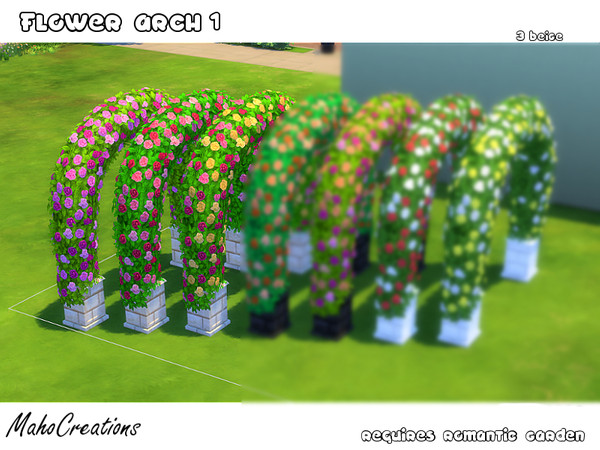 The Sims Resource | Flower Arch 1